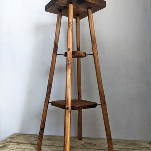 Wooden Plant Pot Stand / Display Table - Set of 3 - Etsy