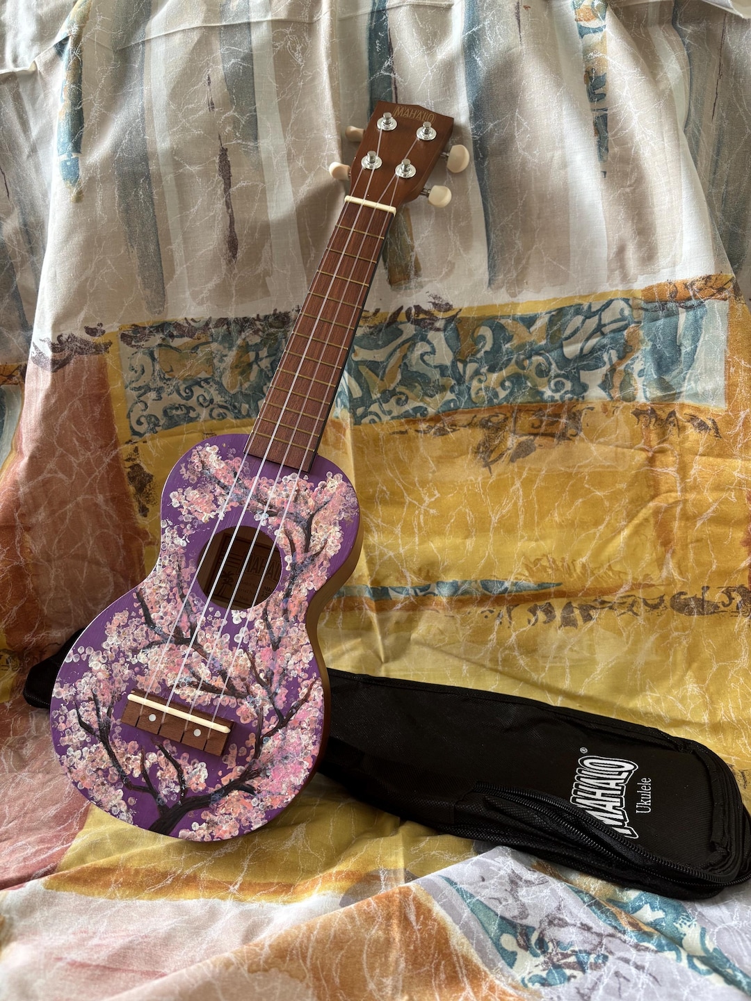 Hand Painted Mahalo Ukelele - Etsy