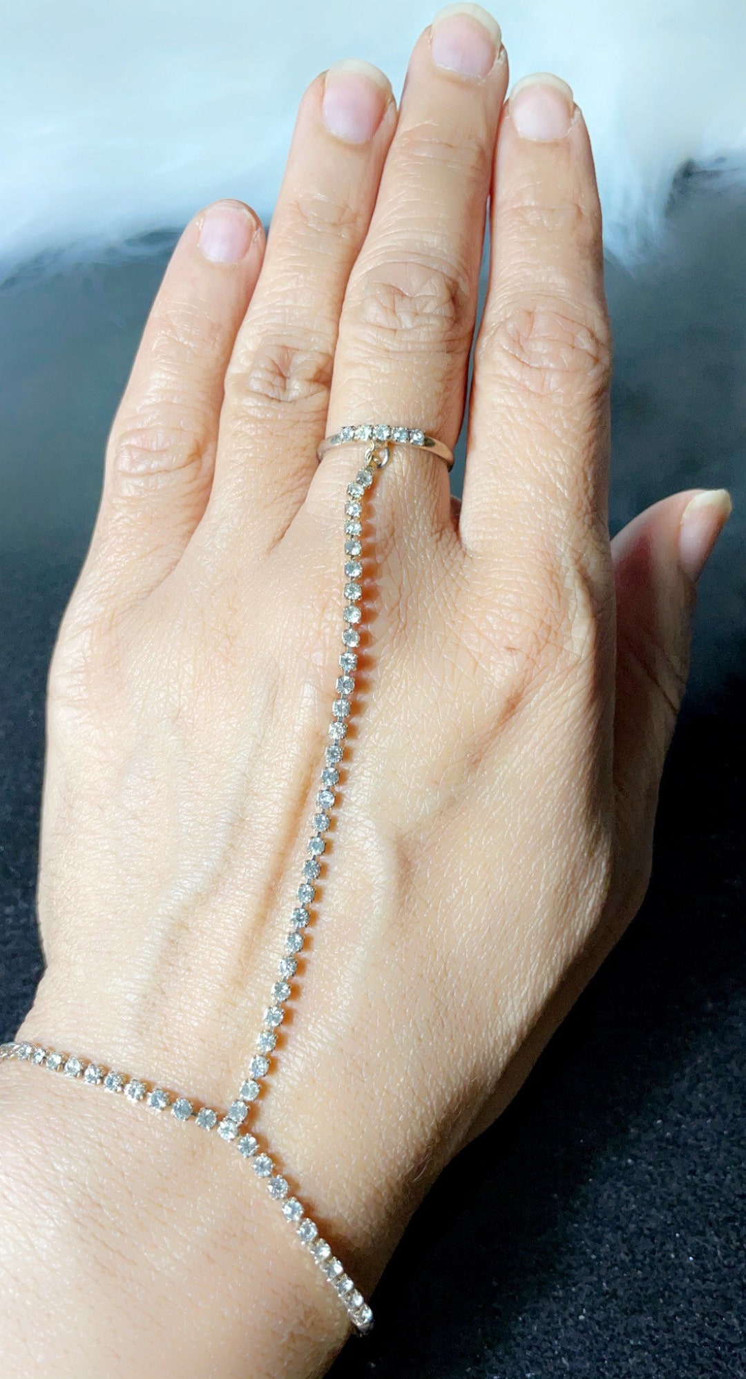 Hand Jewels| Ring and Chain| Ring With Bracelet| Wrist Bracelet and ...