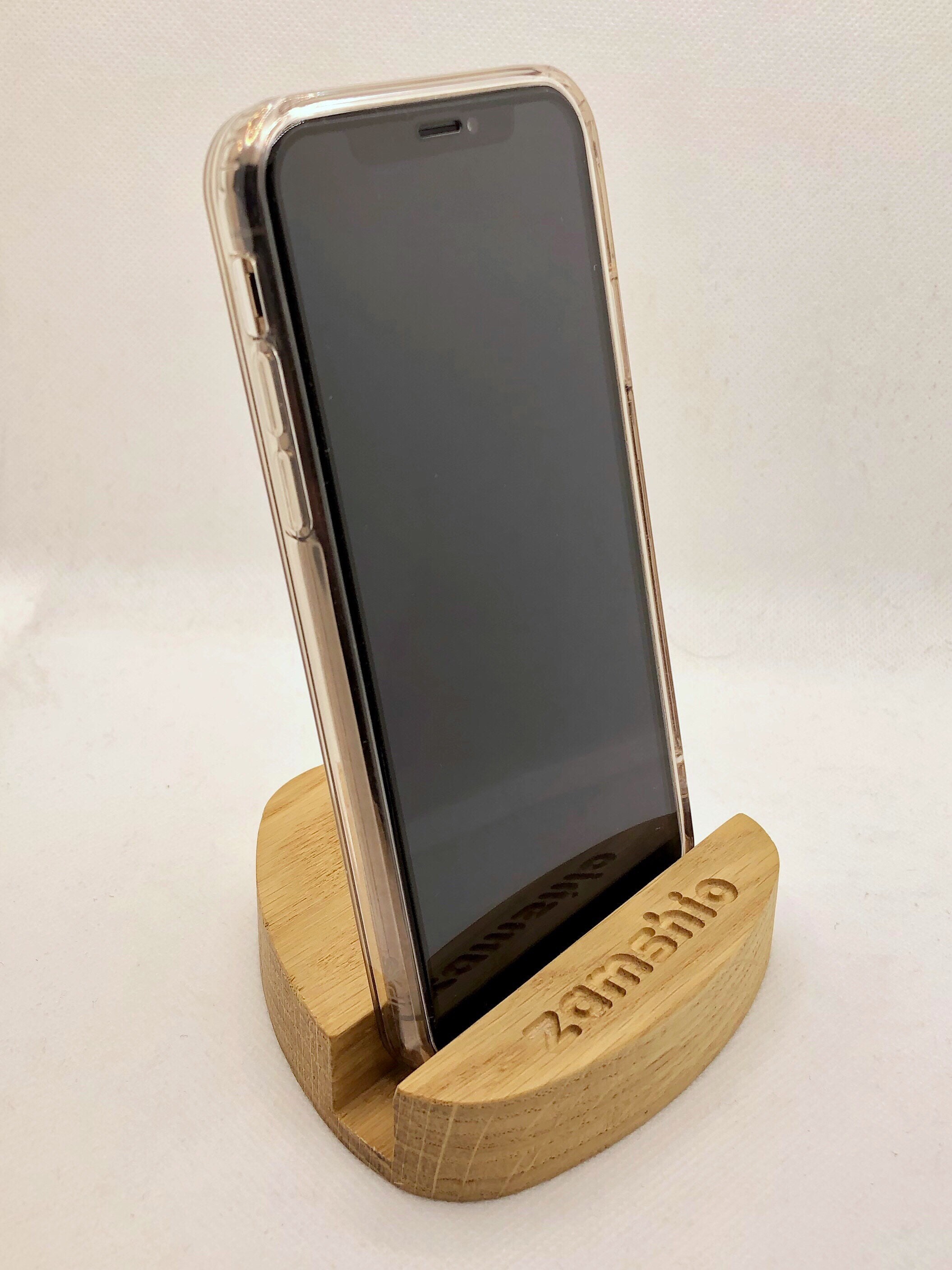 Phone Stand, ZAMSHIO, Wooden Stand, iPhone Stand, Tablet Stand, iPad ...