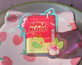 The Owl House Apple Blood Juice Vinyl Sticker - Etsy