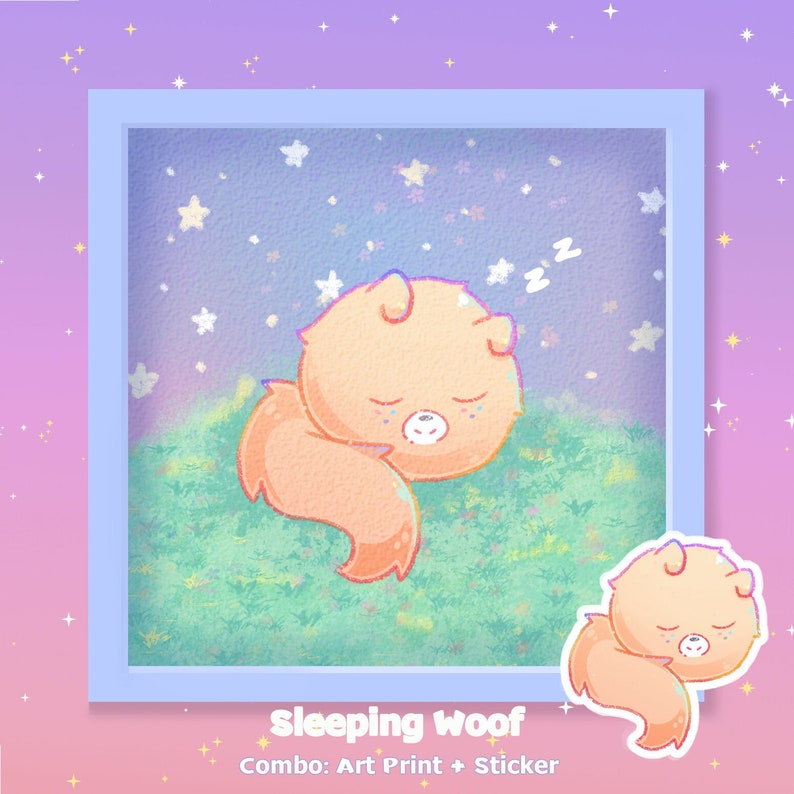 Hilda Woff Sticker Print. Netflix Series Show Vinyl Wolf - Etsy