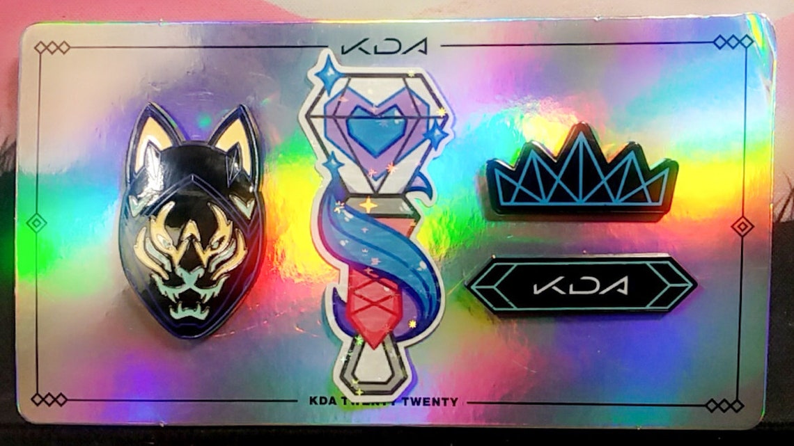 Die Cut Sticker: KDA /League of legends Light Stick Wand Mic | Etsy