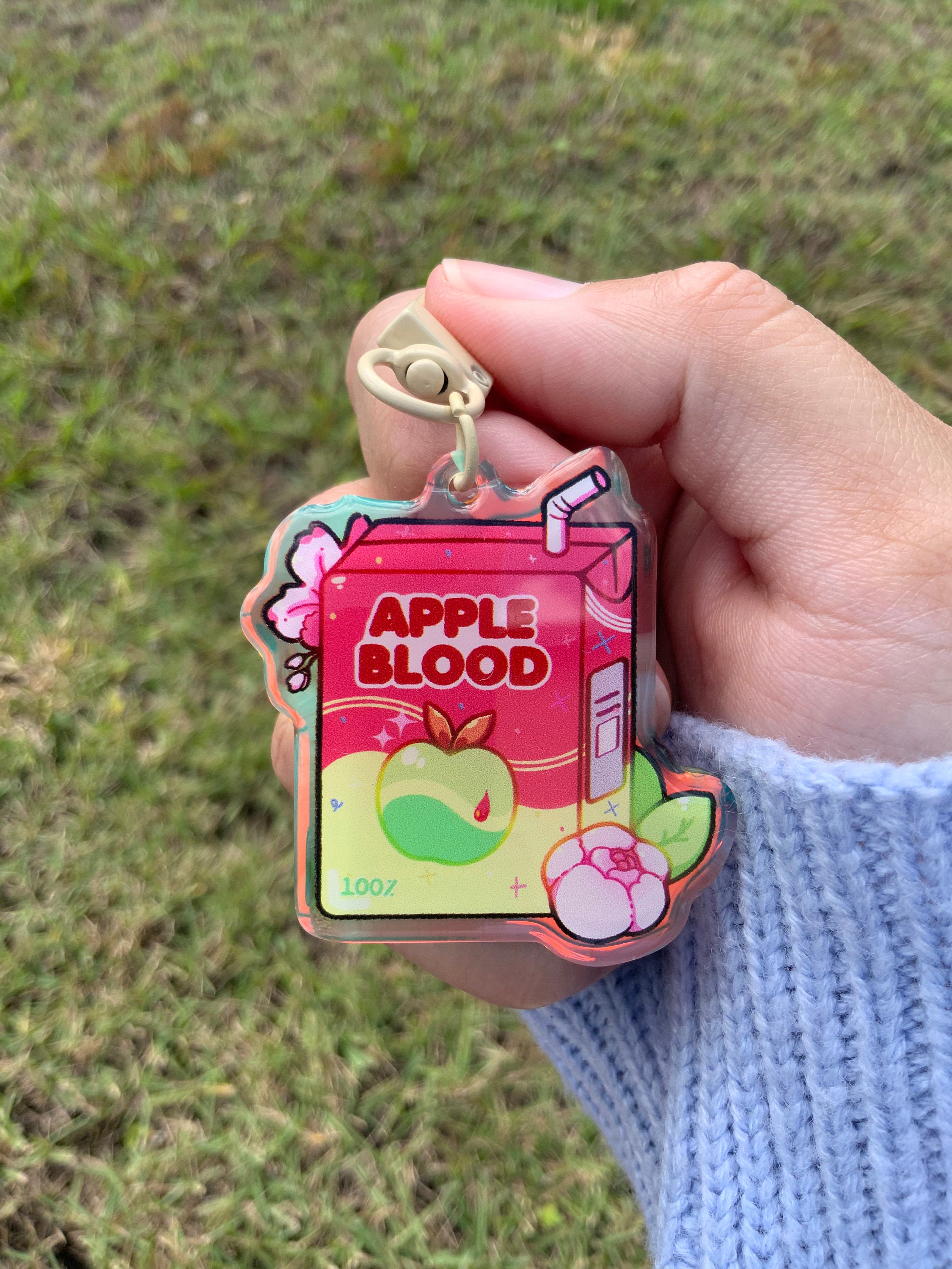 The Owl House Eda's Appleblood Keychain - Etsy