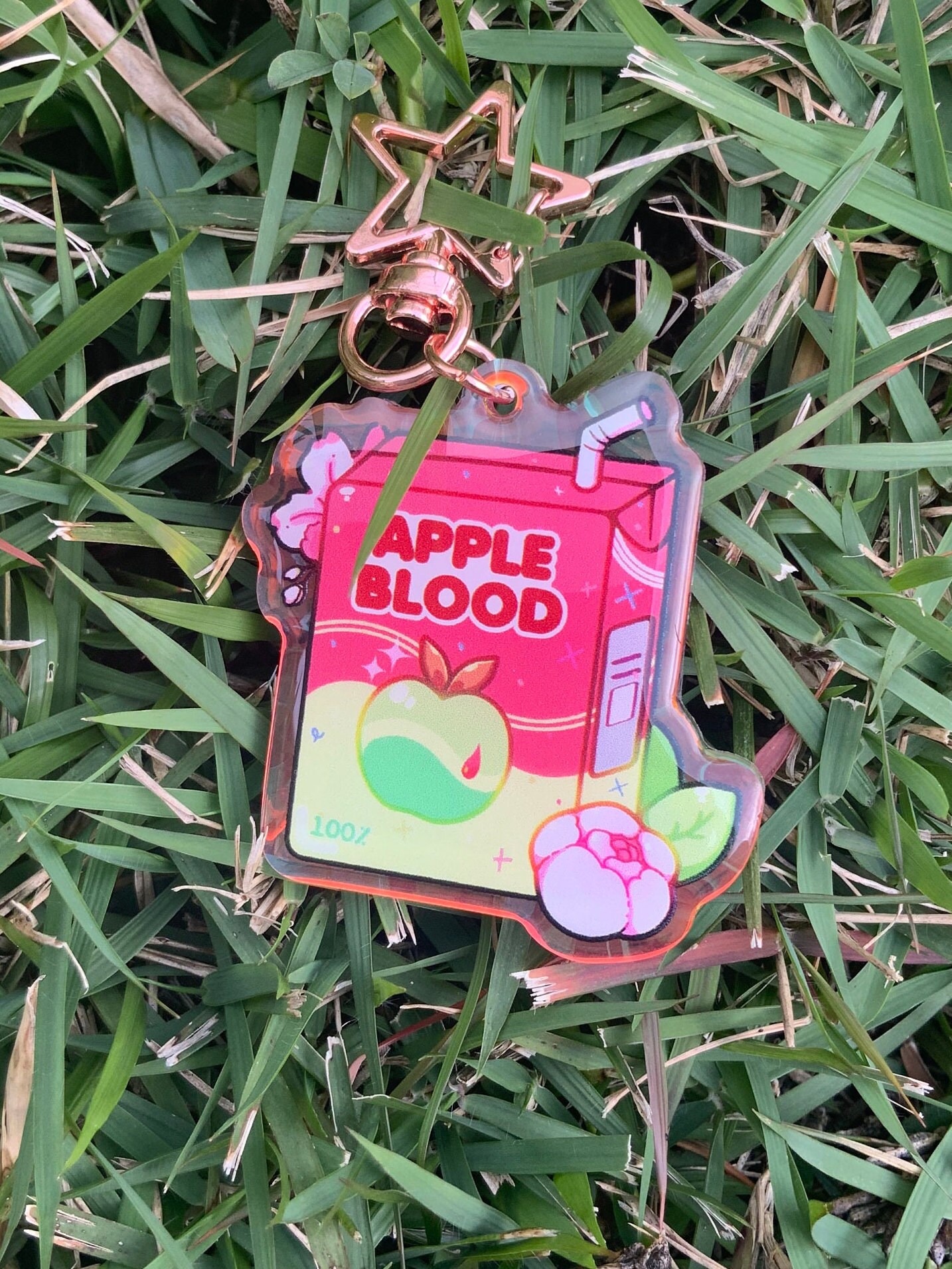 The Owl House Eda's Appleblood Keychain - Etsy