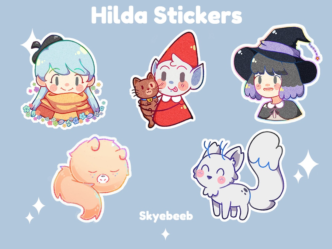 Hilda Netflix Series Stickers - Etsy
