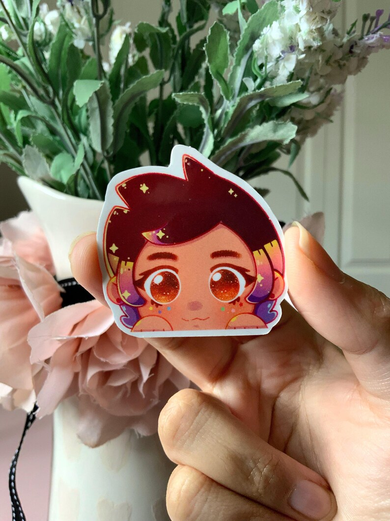 The Owl House Luz Noceda Peeking Vinyl Stickers - Etsy Singapore