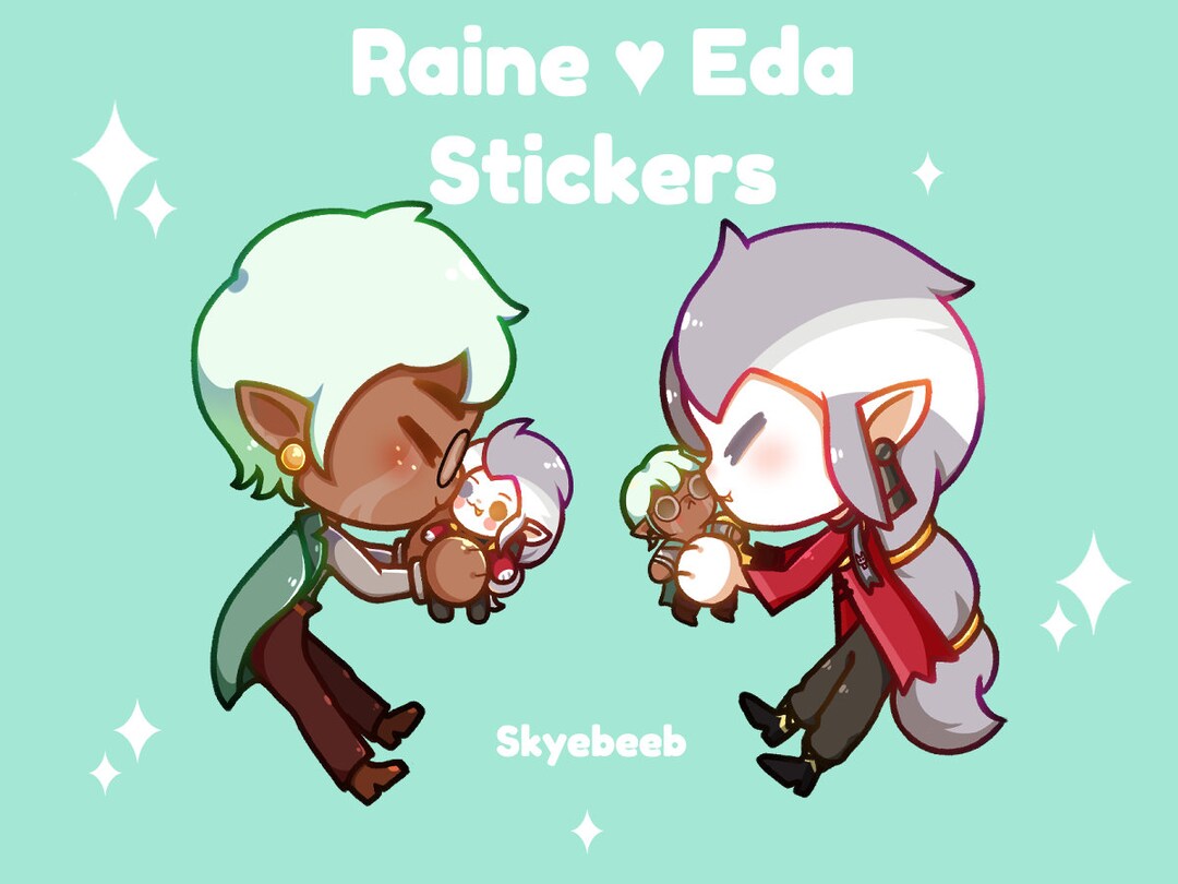The Owl House Raine & Eda Stickers - Etsy