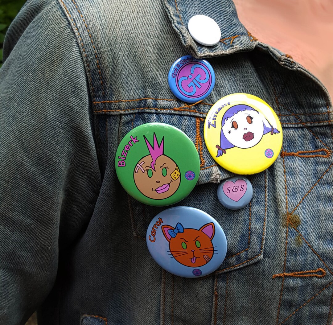 Got It Girls Button Set and Mini Comic - Etsy