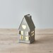 Grey Ceramic House With LED T Light 12cm - Etsy