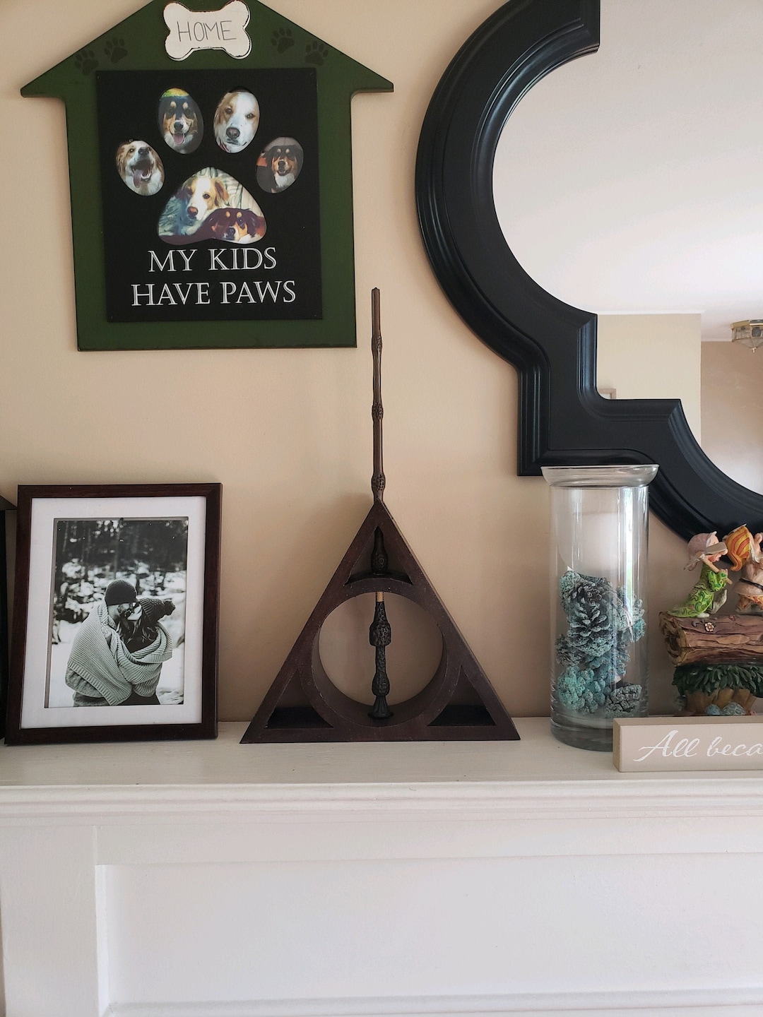 Unique Wand Holder 3d Printed Display Magic Wand Stand Display for ...