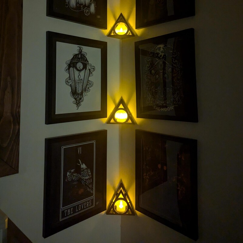 Tea Light Holder Wall Shelf - Etsy