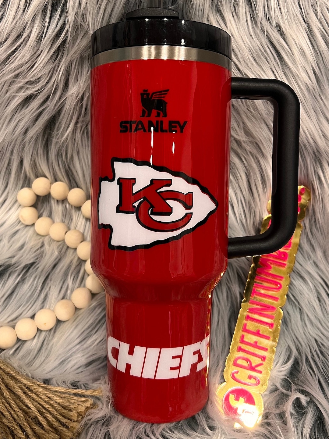 40oz KC Kansas City Chiefs Stanley Custom - Etsy