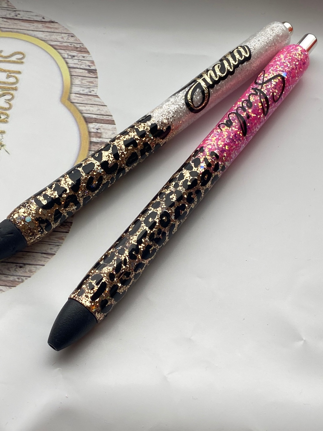 Glitter Leopard Cheetah Gel Pen - Etsy