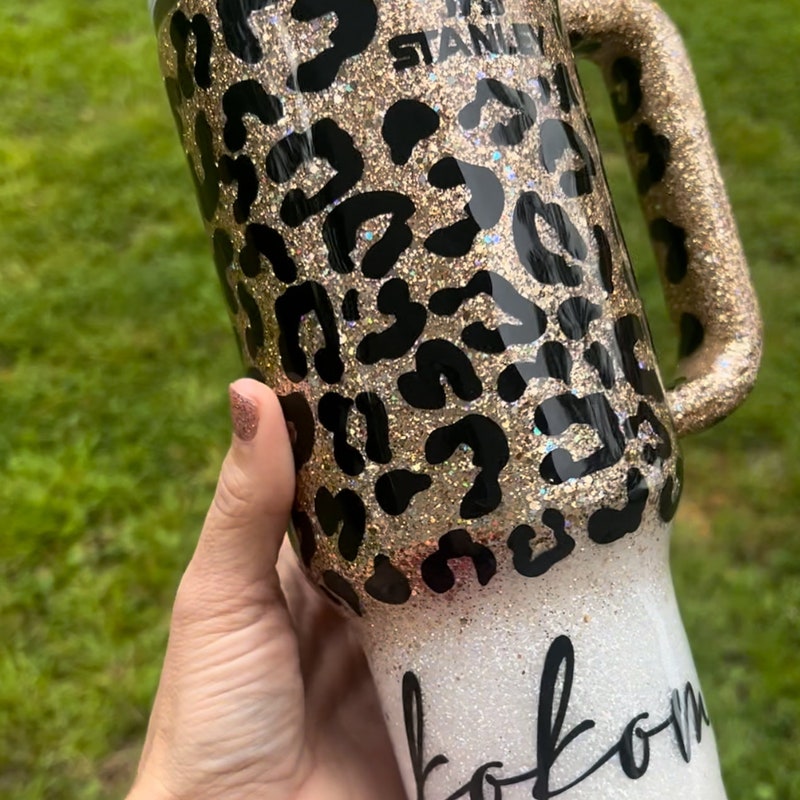 Leopard Print Stanley Cup - Etsy