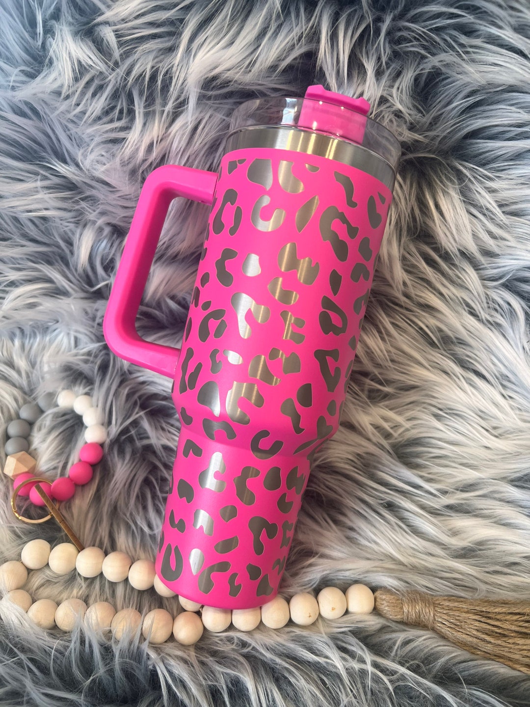 IN STOCK***** 40oz Leopard Stanley Look-a-like Dupe - No Logo - Etsy