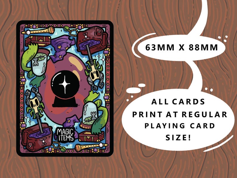 Printable Magic Item Fillable Card - Dnd - Ttrpg - Etsy