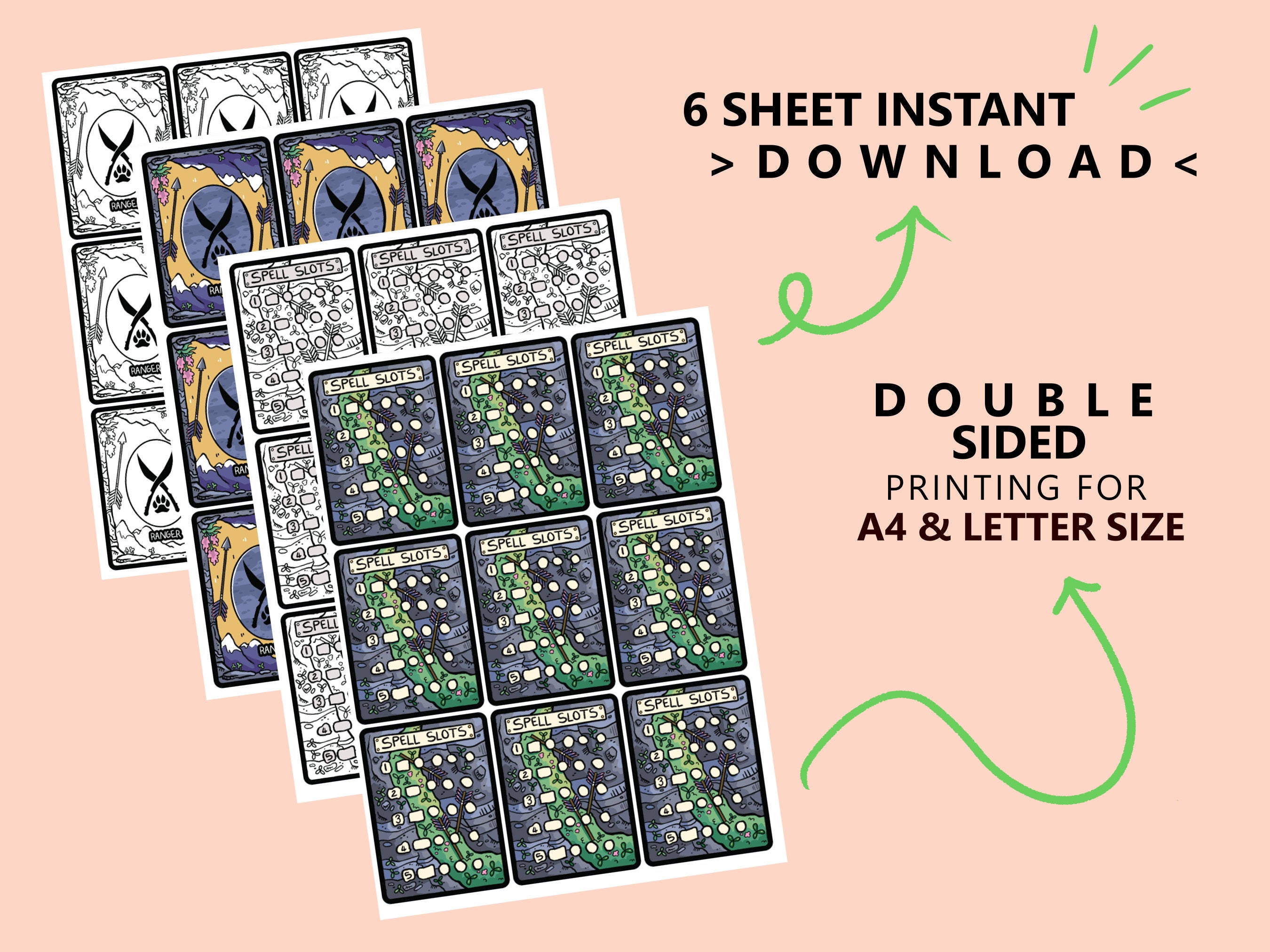 Ranger Spell Slot Tracker 5e - Printable - Etsy