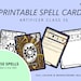 Printable Monk Blank Spell Cards Dnd 5e Full Colour - Etsy