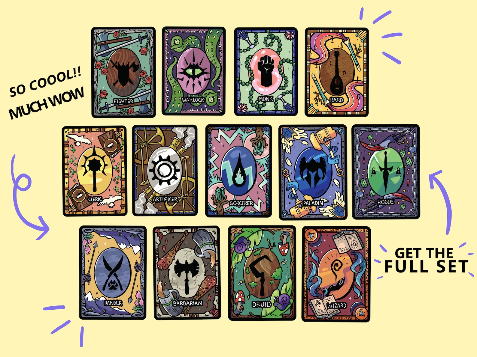Dnd Blank Spell Cards | ALL CLASSES | Printable | D&D 5e - Etsy