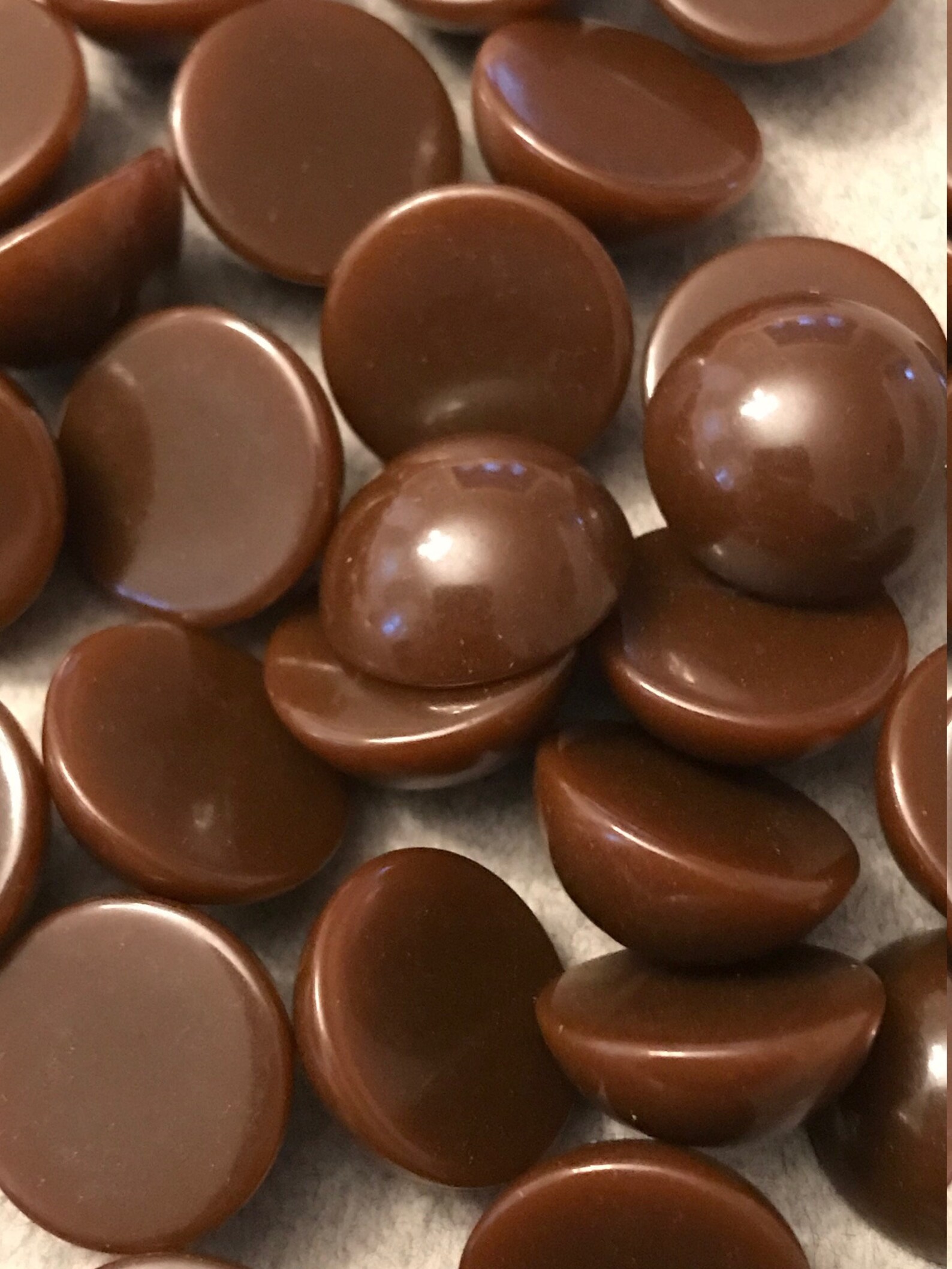 Vintage Dark Brown Bakelite Cabochon 15mm Diameter 5 Pieces - Etsy