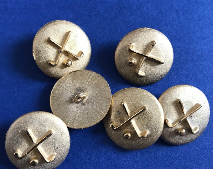 Golf Club Buttons Cast Metal 19mm - Etsy