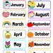 Days of the Week, Months of the Year, Printable, Vipkid, Gogokid ...