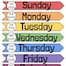 Days of the Week, Months of the Year, Printable, Vipkid, Gogokid ...