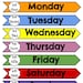 Days of the Week, Months of the Year, Printable, Vipkid, Gogokid ...