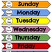 Days of the Week, Months of the Year, Printable, Vipkid, Gogokid ...