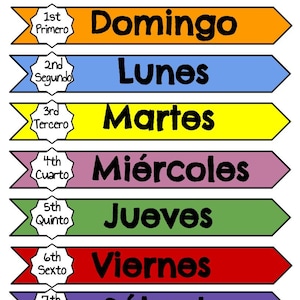 Days of the Week, Months of the Year, Printable, Classroom Prop ...