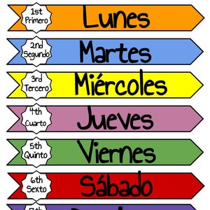 Days of the Week, Months of the Year, Printable, Classroom Prop ...