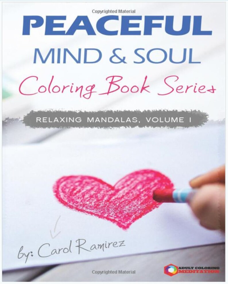 Peaceful Mind & Soul Coloring Book Series: Relaxing Mandalas, Coloring ...