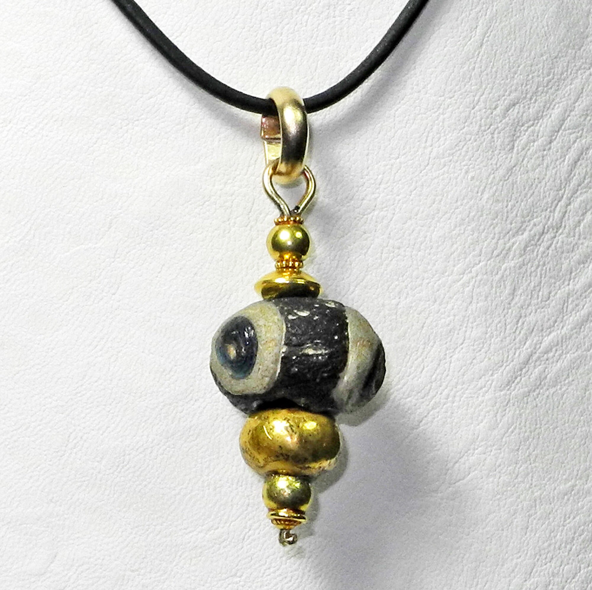 Phoenician Magic Eye amulet 22k gold suspension. Rare Ancient | Etsy