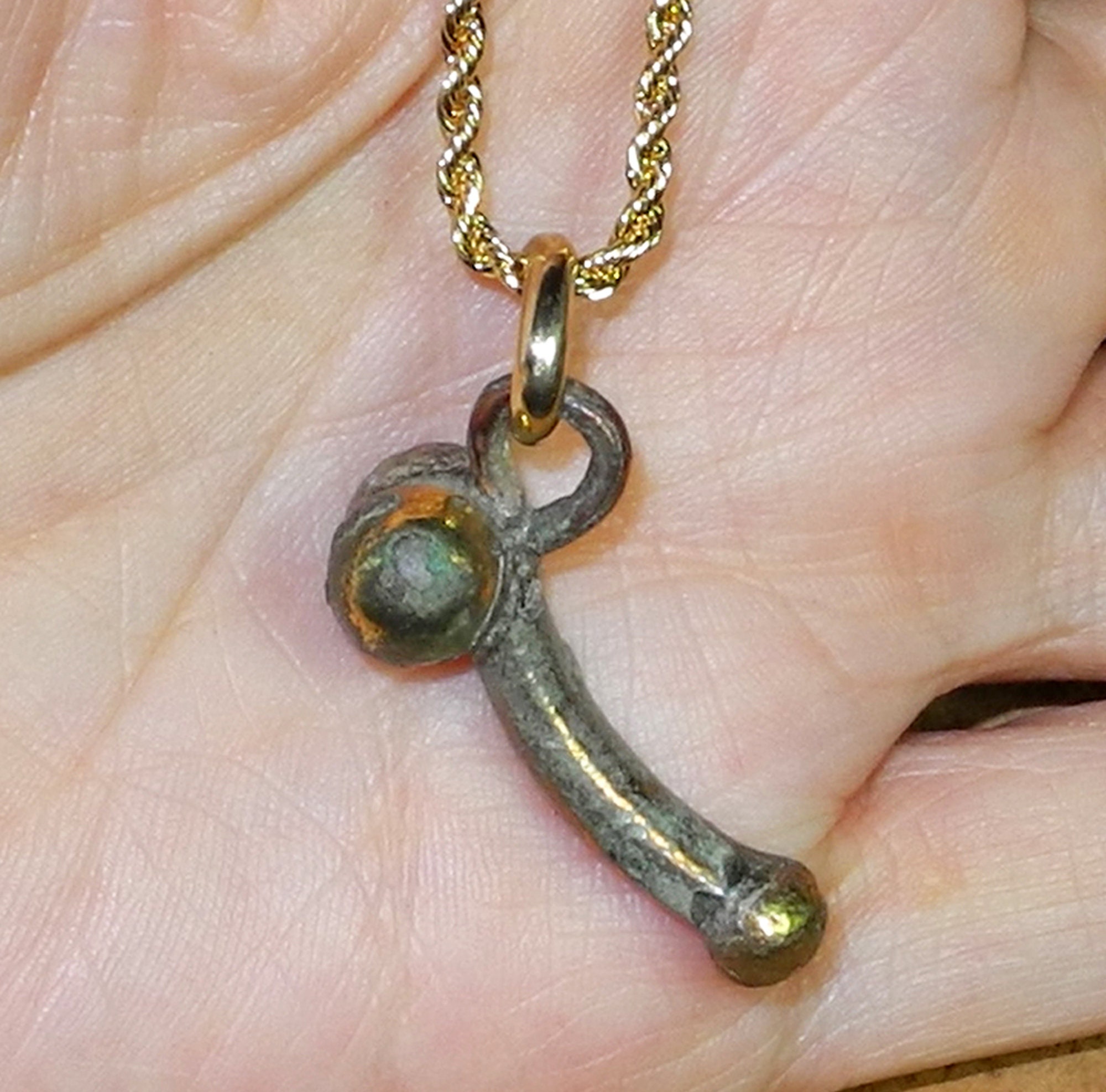 Ancient Phallus Amulet W/ 14k Gold Loop 2000 Yr Old Roman - Etsy
