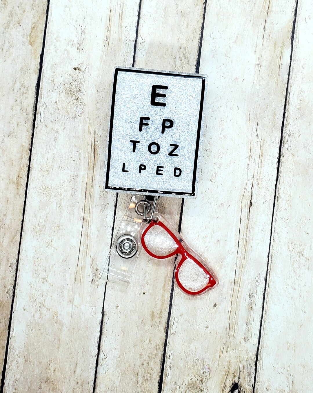 Opthamology Badge Reel, Eye Test, Sight, Medical, Eye Exam, Custom ...