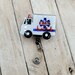Ambulance, Badge Reel, 911, EMS, EMT, Paramedic, Medical, Badge Reel ...