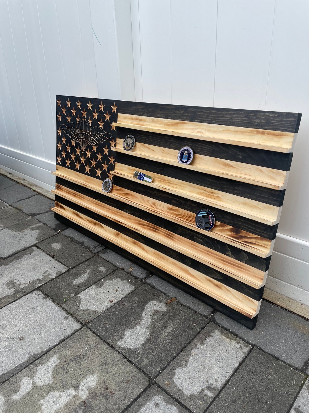 Custom Wood Flag - Etsy