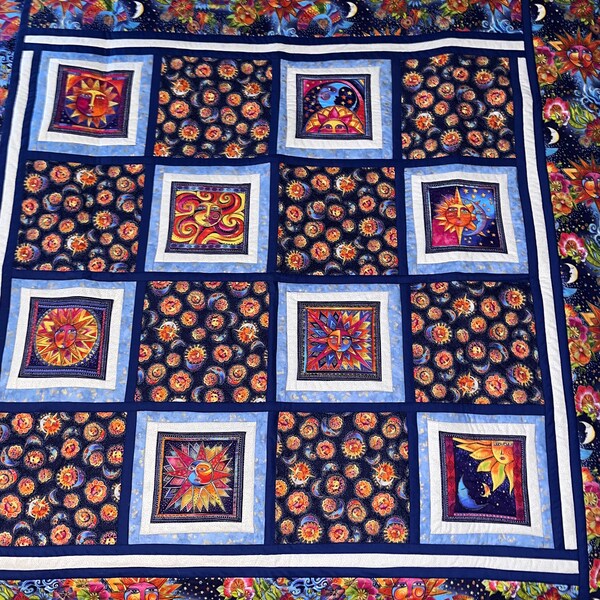Moon Stars Quilt - Etsy