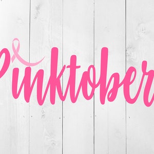 Pinktober SVG, Breast Cancer SVG, Pink Ribbon Svg, Breast Cancer ...