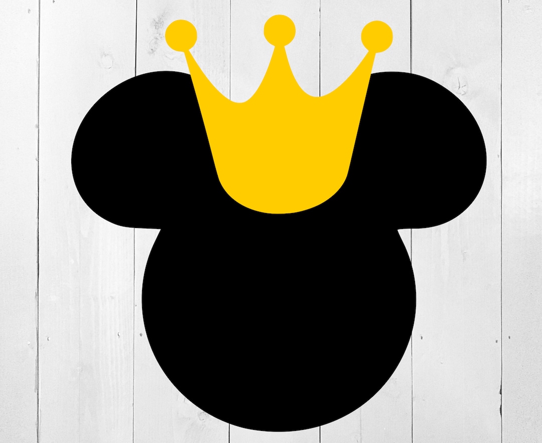 Mouse Prince SVG, Prince Mouse Ears SVG, Theme Park Mouse Ears SVG ...