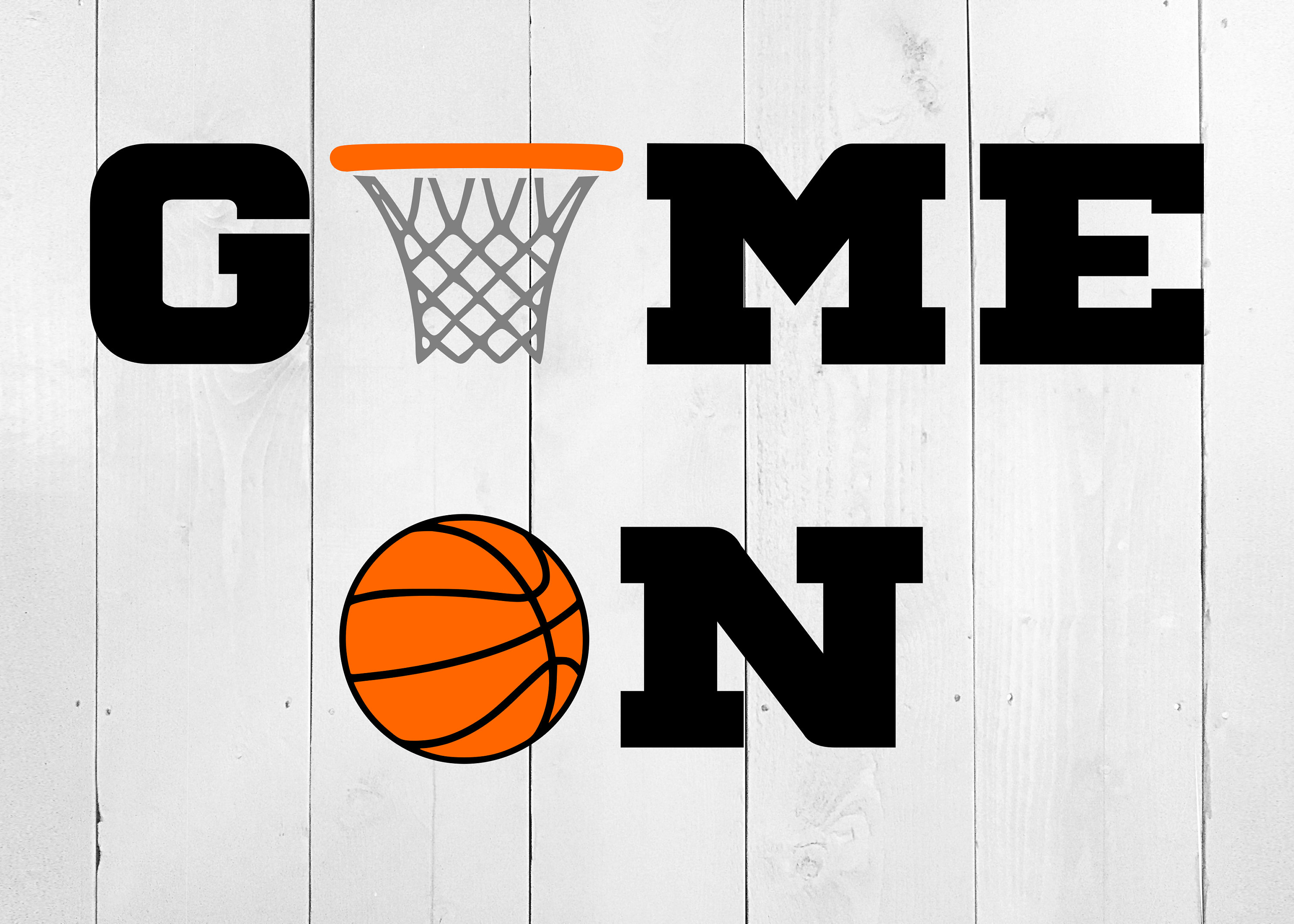 Basketball SVG, Game on Svg, Basketball Cut File, Game on PNG ...