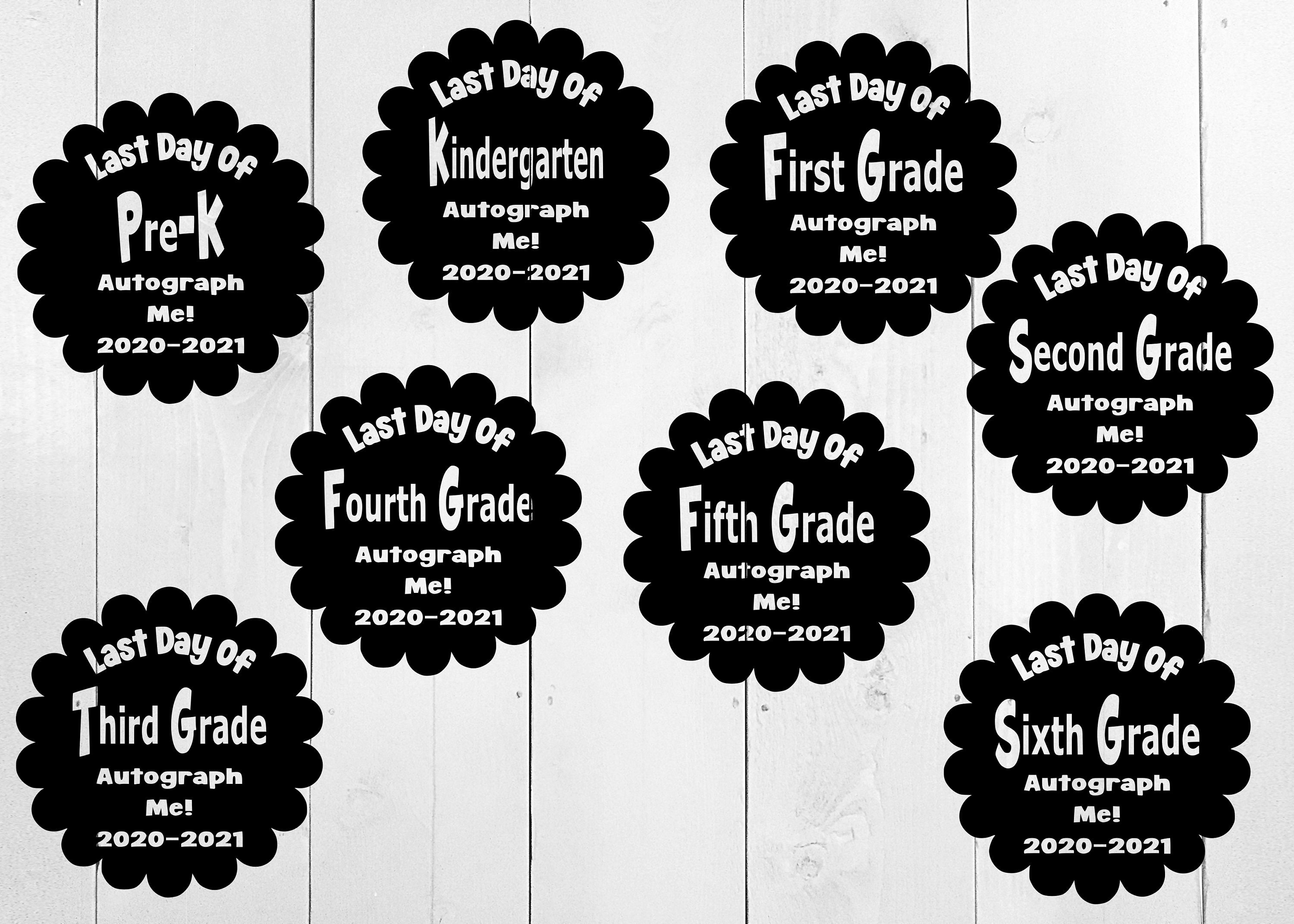 Last Day of School SVG Bundle End of Year Autograph Svg Last - Etsy