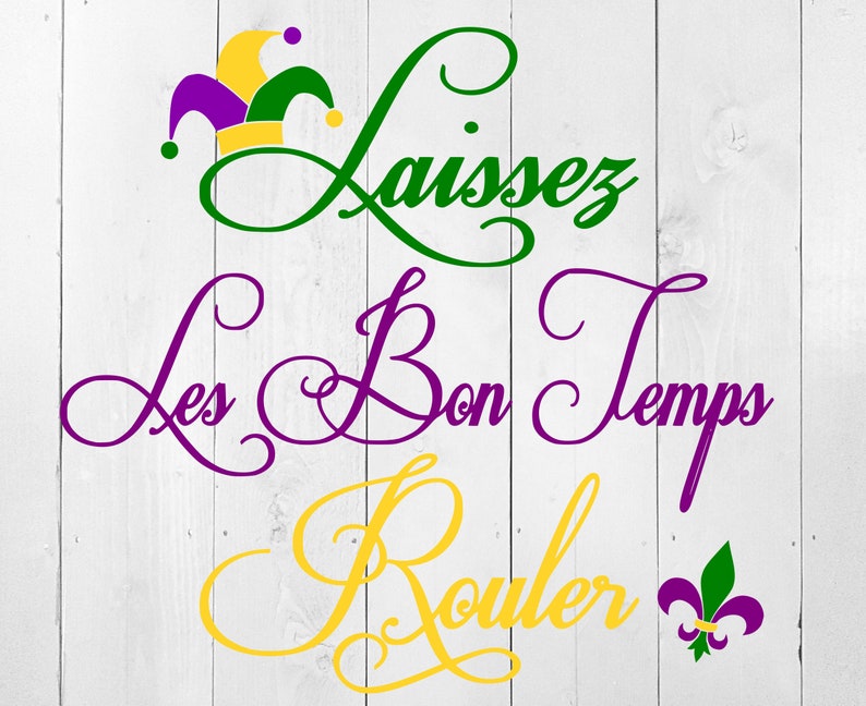 Mardi Gras SVG, Laissez Les Bon Temps Rouler SVG, Mardi Gras Clipart ...