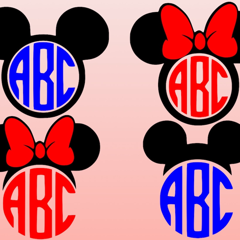 Mickey Ears Svg - Etsy