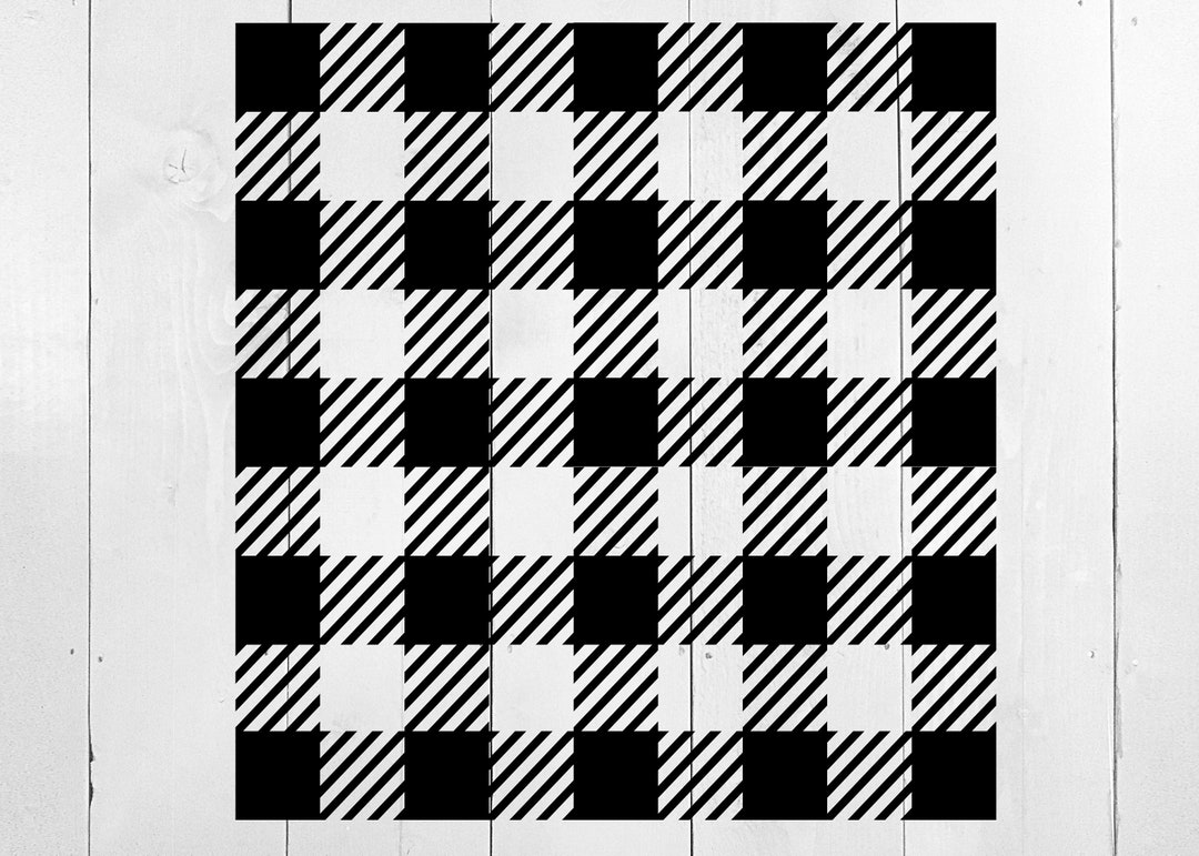 Buffalo Plaid SVG, Plaid Svg, Checkered Pattern, Plaid Template, Check ...