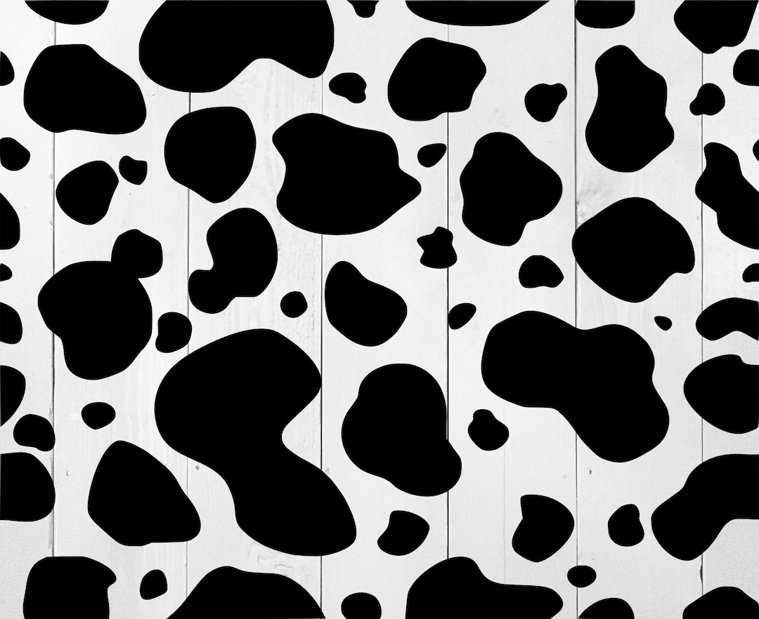 Cow Print SVG, Cow Print Cut File, Dxf, Png,eps, Svg, Animal Print SVG ...