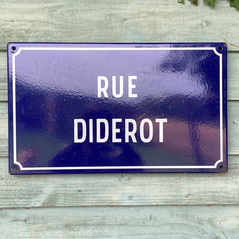 French Enamel Road Sign - Etsy UK