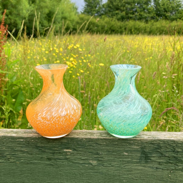 Caithness Glass Vase - Etsy UK