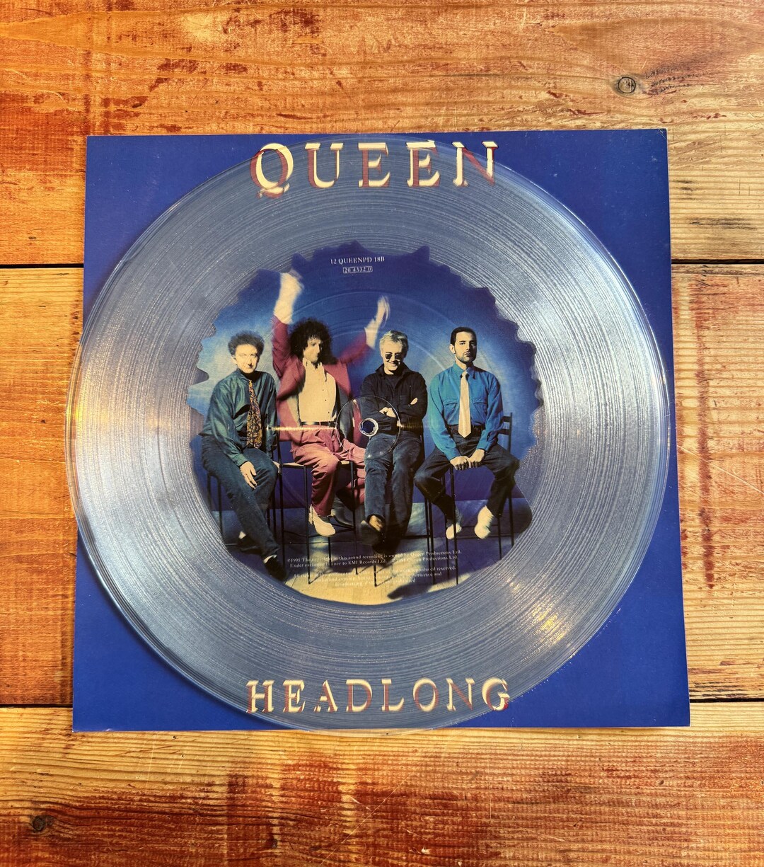 Rare Queen Vinyl Headlong 12 Inch Vinyl Clear Picture Disc Original EMI ...